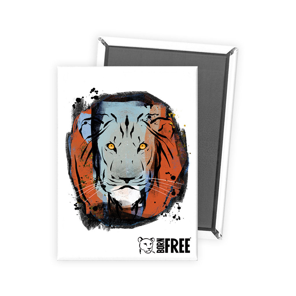 Lion Magnet by Rory McQueen – Born Free Shop