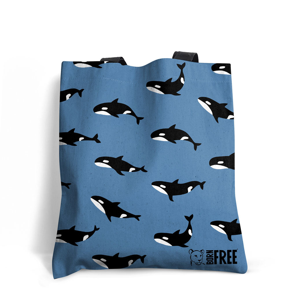 Orca Edge-to-Edge Tote Bag – Born Free Shop