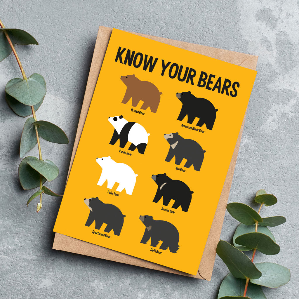 Know Your Bears Greeting Cards - Pack of 6 – Born Free Shop