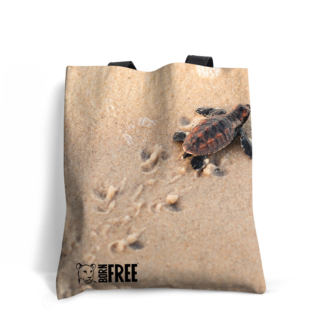 Born Free Baby Turtle Edge-to-Edge Tote Bag – Born Free Shop